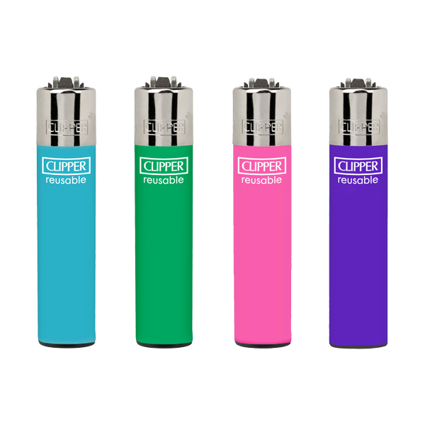 40 Clipper CP22RH Classic Micro Flint Solid Branded Lighters - CP1C002